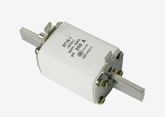 630A Low Voltage NH Fuse , Square HRC Gg Fuses With Knife Blade Contacts