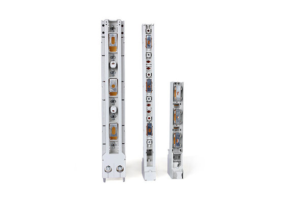 NH1 Type Three Poles Vertical Fuse Base Copper T3 Plated Tin Pa66 V0 Material