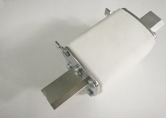 AC 660V White Ceramic 250A Low Voltage Fuse NH1 Type Copper Material Link