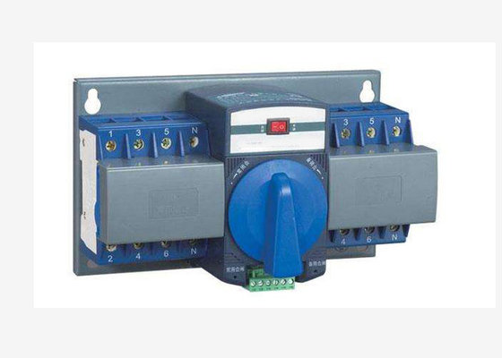 63 Amp 3 Poles Electrical Changeover Switch DMC Metal Material Shell