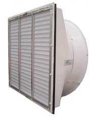 China very big cattle house wall mounted handmade shell FRP exhaust fan supplier