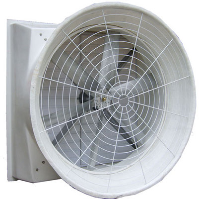 China wall mounted handmade shell FRP exhaust fan supplier