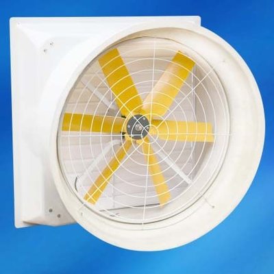 China wall mounted handmade shell FRP exhaust fan supplier