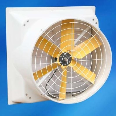 China wall mounted handmade shell FRP exhaust fan supplier