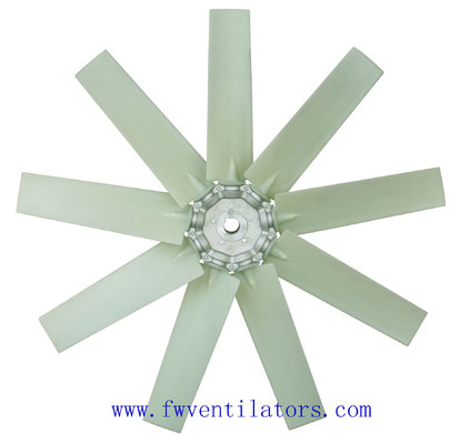 plastic fan blades for industrial axial ventilation fan supplier