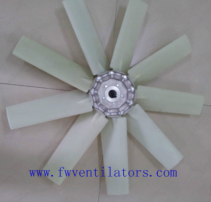 plastic fan blades for industrial axial ventilation fan supplier