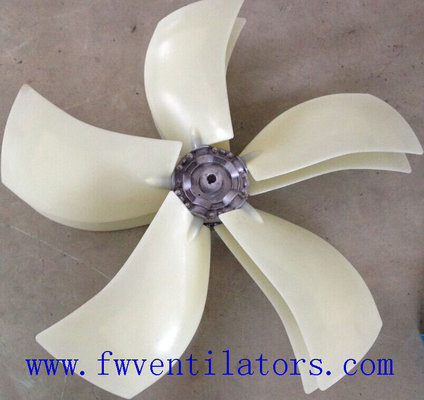 plastic fan blades for industrial axial ventilation fan supplier