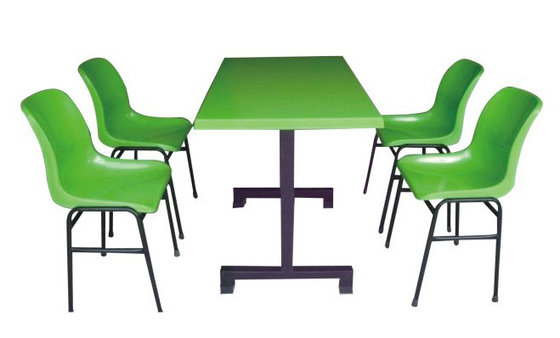 fiberglass  FRP dining table and chair supplier