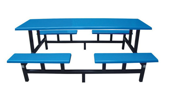 fiberglass or FRP dining table and square stool supplier