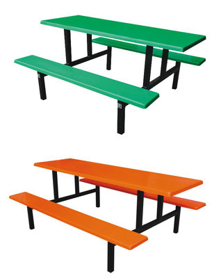 fiberglass or FRP dining table and square stool supplier
