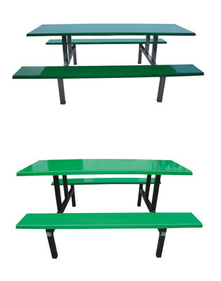 fiberglass or FRP dining table and square stool supplier