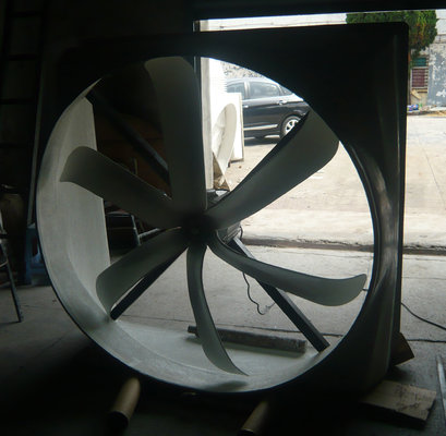 wall mounted fiberglass cone exhaust fan supplier