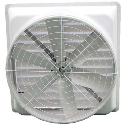 industrial wall mounted waterproof fiberglass energy saving FRP exhaust fan for poultry farm and greenhouse supplier