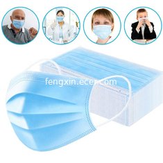 China 3 Layers Antiviral Face Mouth Mask Disposable Protective Face Mask with Ear-loop supplier