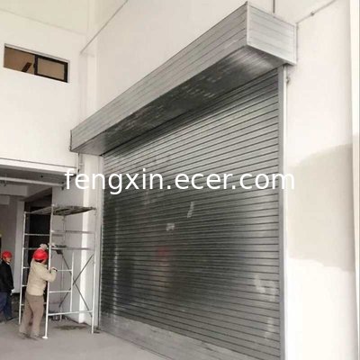 Fire Proofing Vehicles Roller Shutter Door Warehouse Steel Roll up Doors supplier