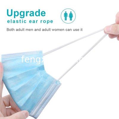 Disposable Face Mouth Mask Medical Protective Face Mask with Ear-loop supplier