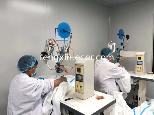 High Quality Disposable Medical Coverall Gowns Safety Protective Clothing Suit Coverall Antiviral Gown supplier