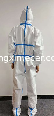 High Quality Disposable Medical Antiviral Coverall Gowns Disposable Coveralls Safety Isolation Clothing Protective Gowns supplier