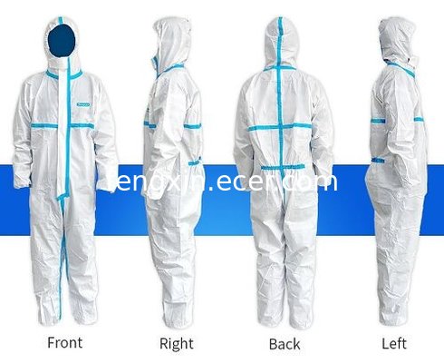 Safety Protective Clothing Suit Coverall Medical Antiviral Gown supplier