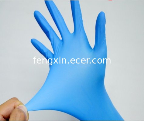 Disposable Medical Surgical Supplies Latex Gloves Blue Nitrile Gloves supplier