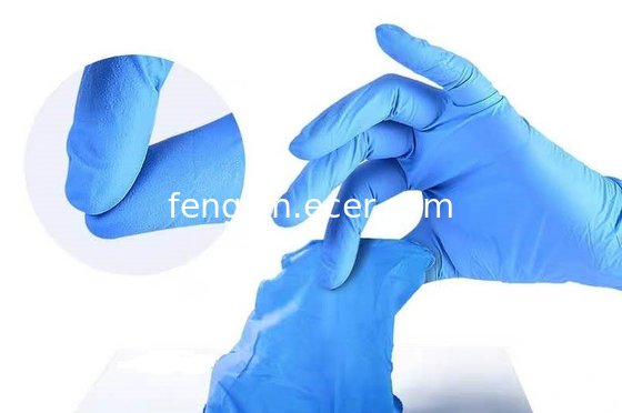 Disposable Medical Surgical Supplies Latex Gloves Blue Nitrile Gloves supplier