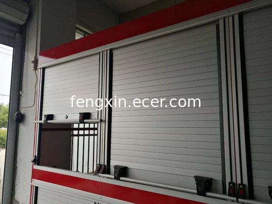Truck Rolling Doors Aluminium Roll Shutter Door Customized Shutter Blinds supplier