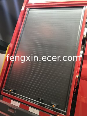 Vehicle Roll Shutter Door Customized Aluminium Rolling Blinds Shutter supplier