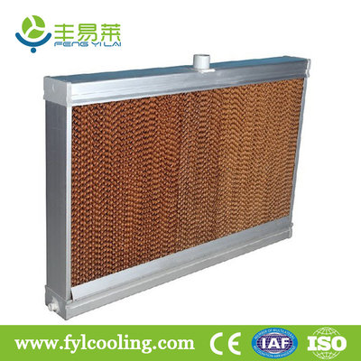 FYL cooling pad/ evaporative cooling pad/ wet pad with aluminum frame supplier