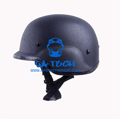 Pasgt Aramid Black Color Ballistic Helmet/ China factory wholesale black color bullet proof helmet Pasgt kevlar helmet supplier