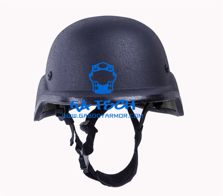 Pasgt Aramid Black Color Ballistic Helmet/ China factory wholesale black color bullet proof helmet Pasgt kevlar helmet supplier