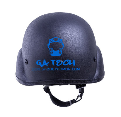 Pasgt Aramid Black Color Ballistic Helmet/ China factory wholesale black color bullet proof helmet Pasgt kevlar helmet supplier