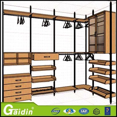 Easy assemble wardrobe with drawers home furniture design high qualtiy walk in wardrobe