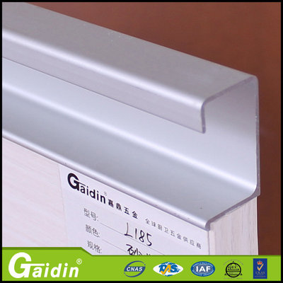 furniture hardware cheap accessories aluminum material profile for kitchen cabinet door
