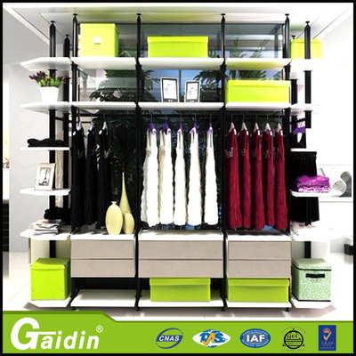make in China high quality mofren elegant design custom-made aluminum pole system fair price furniture wardrobe