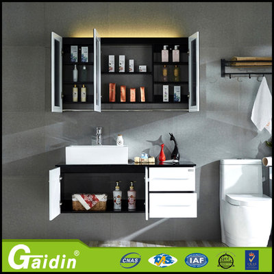 Make in China Modern lastest design wall mounted elegance fancy aluminum alloy bathroom cabinet