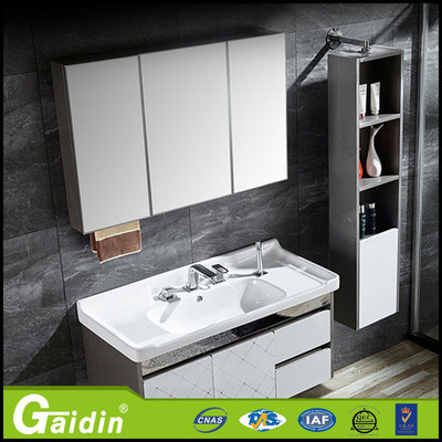 Make in China Modern lastest design wall mounted elegance fancy aluminum alloy bathroom cabinet