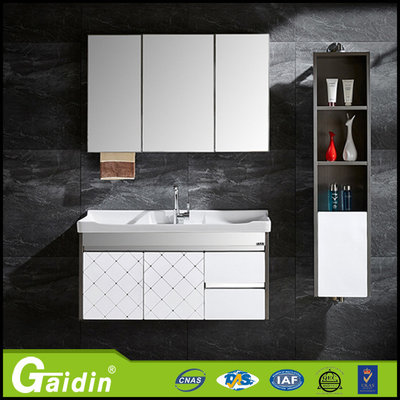 Make in China Modern lastest design wall mounted elegance fancy aluminum alloy bathroom cabinet