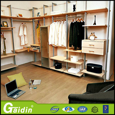 make in China high quality ODM factory price simple elegant design aluminum pole system walk in closet