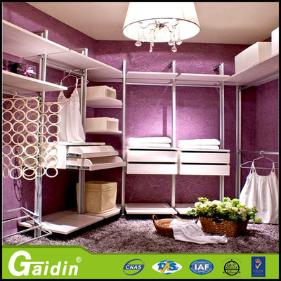 make in China high quality ODM factory price simple elegant design aluminum pole system walk in closet