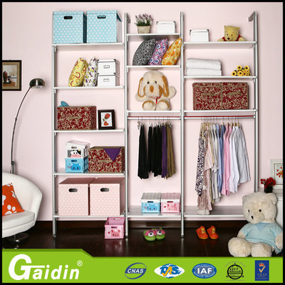 make in China high quality ODM factory price simple elegant design aluminum pole system walk in closet