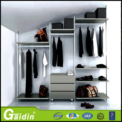China supplier Assemble pole system bedroom furniture high quality modern design wardrobe cabinet for sale