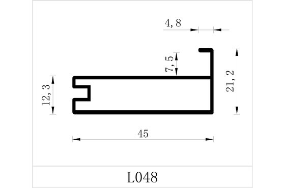 highly recommended high quality aluminum alloy material China supplier aluminum frame factory cabinet frme for sale