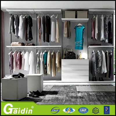 China supplier bedroom furniture pole system easy assemble walk in wardrobe closet