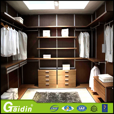 made in China DIY easy assemble modern elegant design bedroom furniture aluminum pole system walk in wardrobe