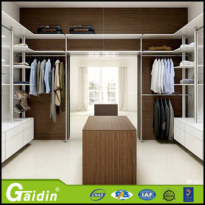 made in China bedroom furntiure aluminum pole system modern simple design walk in wardrobe fittings diy