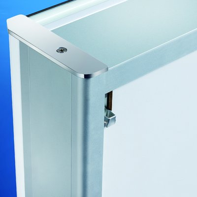 China factory new products aluminum alloy material bathroom furniture double-side mirror bathroom cabinet