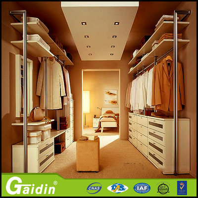 online shopping China supplier aluminum pole system custom made bedroom furniture walk in wardrobe