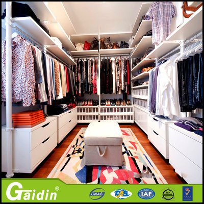 online shopping China supplier aluminum pole system custom made bedroom furniture walk in wardrobe