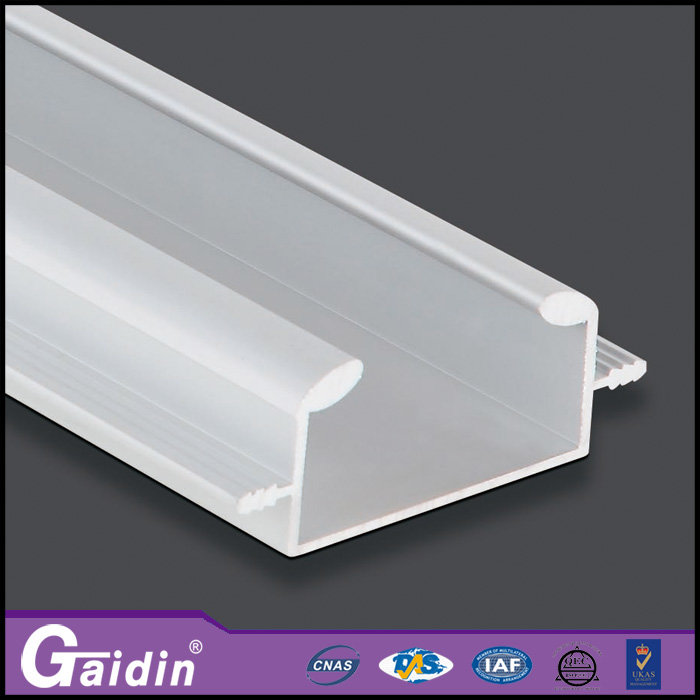 aluminum extrude modern architectural CNC curved woodgrain kitchen cabinet shower door handle profiles