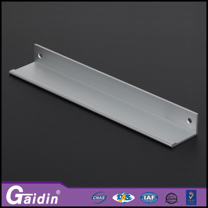 aluminum extrude global market recessed architectural CNC curved woodgrain kitchen cabinet shower door handle profiles
